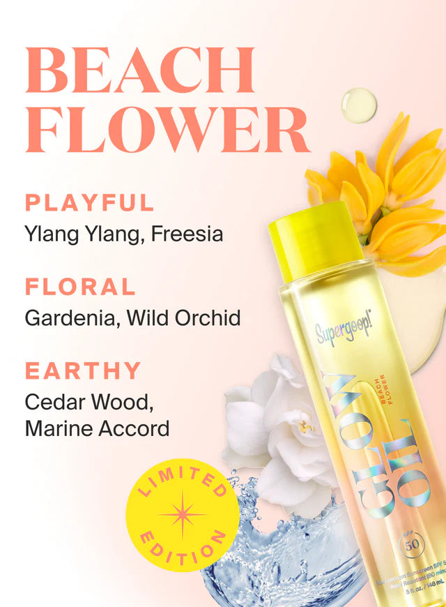 Glow Oil SPF 50 - Beach Flower – Private Edition Nashville